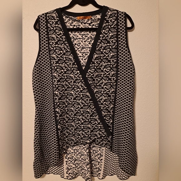 Belldini | Jackets & Coats | Belldini Vest Xl Black And White 0 Cotton ...
